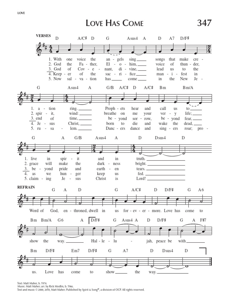 Love Has Come | PDF