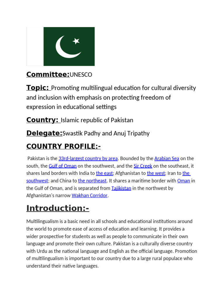 MUN-Position Paper | PDF MUN-Position Paper | PDF