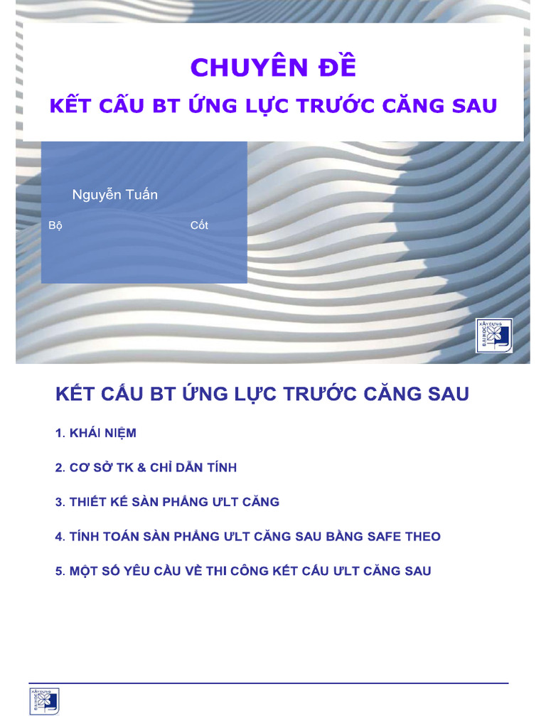 Bai Giang Chuyen de ULT 201710 (NTTrung NUCE) | PDF