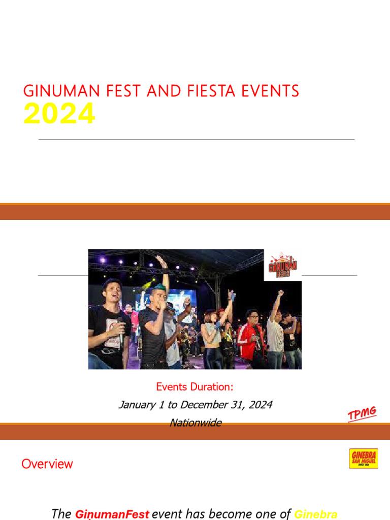 Ginumanfest-Fiesta-Events-2024 (1) | PDF