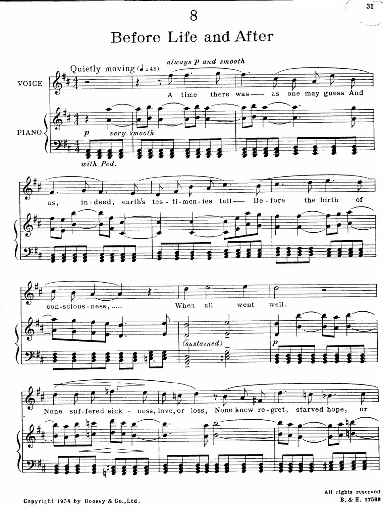 Britten, Before Life and After | PDF