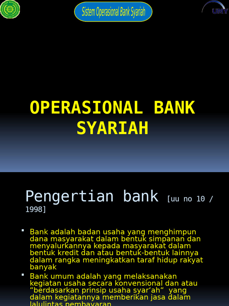 M.zaki - Rahman - Manajemen Bank Syariah - Senin - 1 - Zaki Rahman | PDF