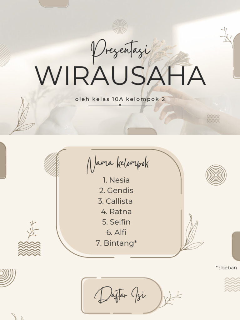 Krem Minimalis Estetik Portfolio Slide Presentasi - 20240621 - 104016 - 0000 | PDF