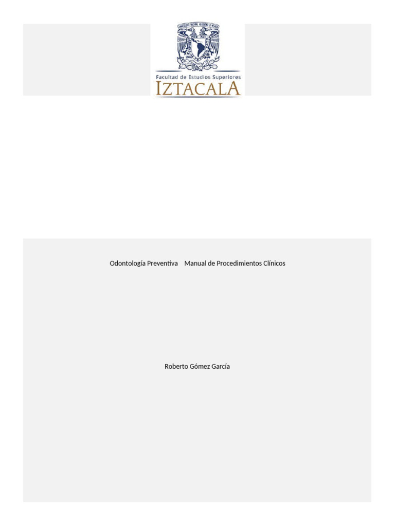 Procedimientos Clínicos | PDF