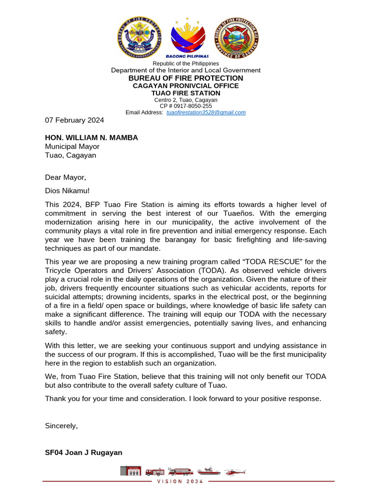 Letter Toda Rescue | PDF