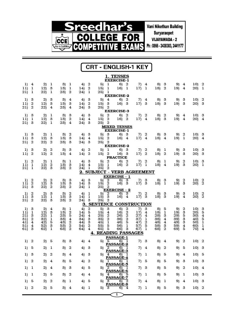 Eng-Key Final | PDF
