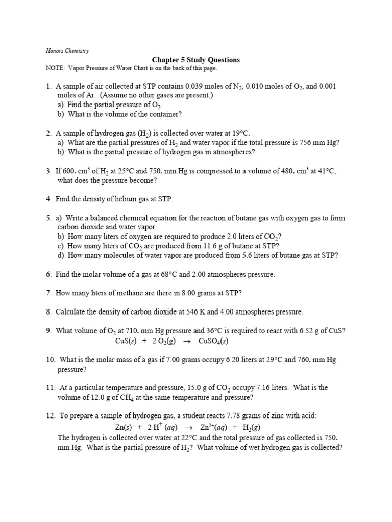 HC Chapter 5 Study Questions | PDF