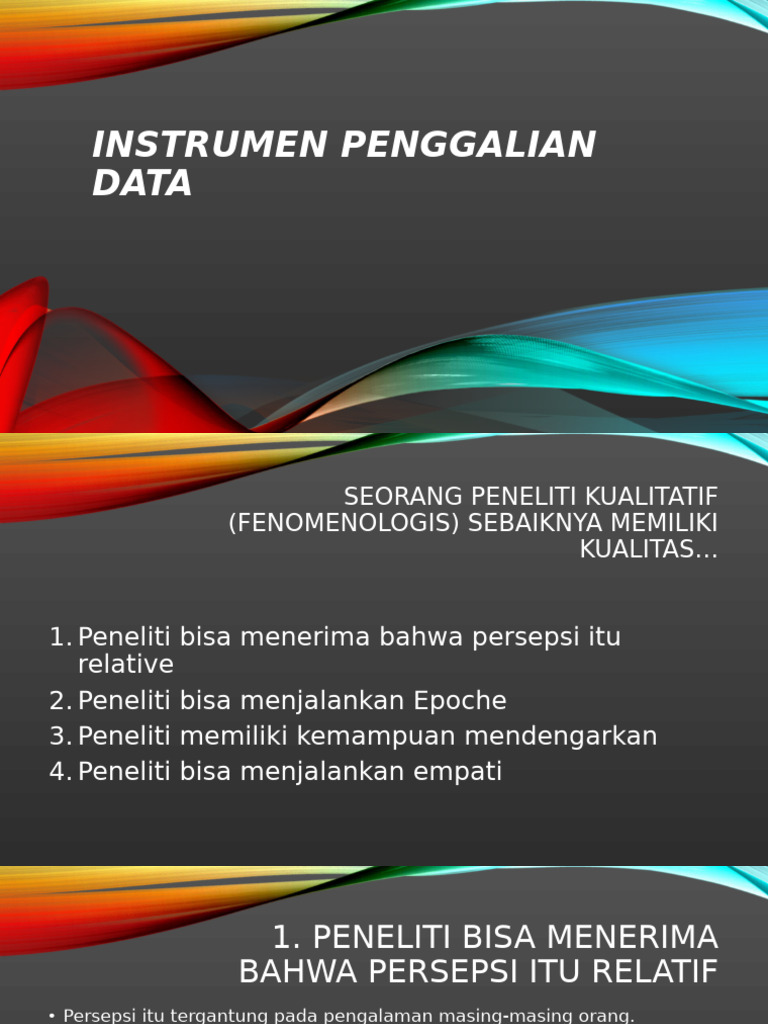 Instrumen Pengumpul Data | PDF Instrumen Pengumpul Data | PDF