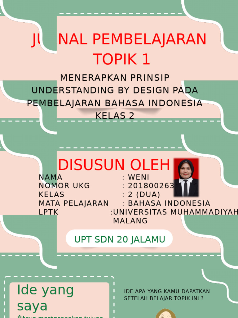 Modul Ajar Topik 1 Weni | PDF