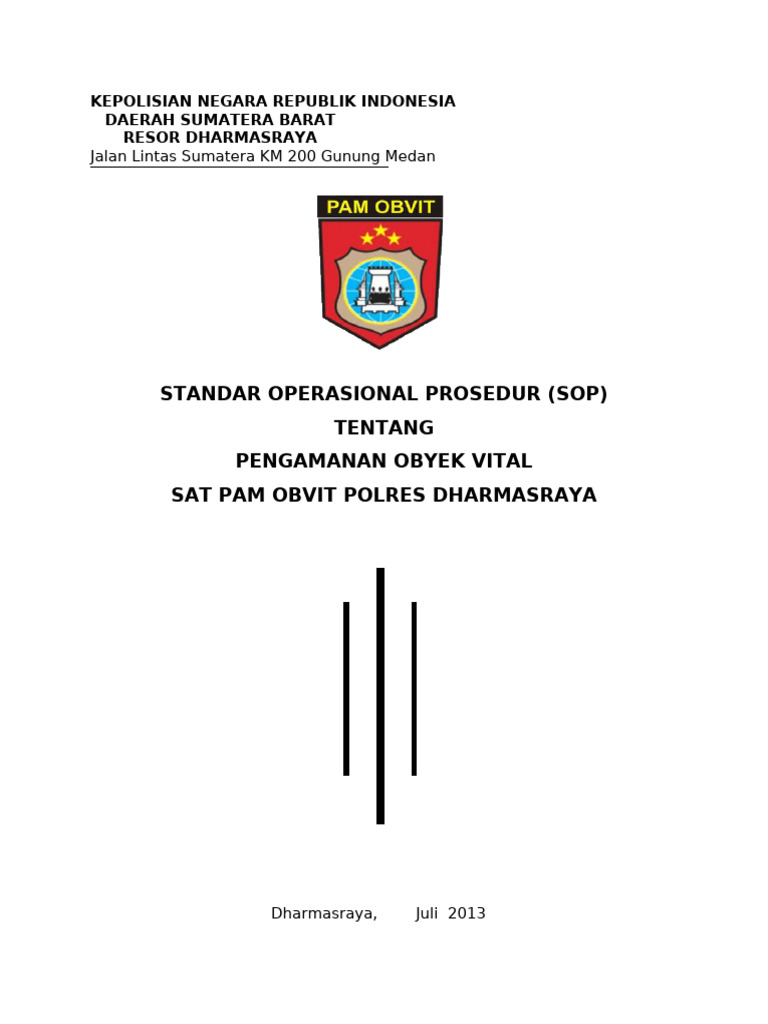 Sop Pam Obvit | PDF