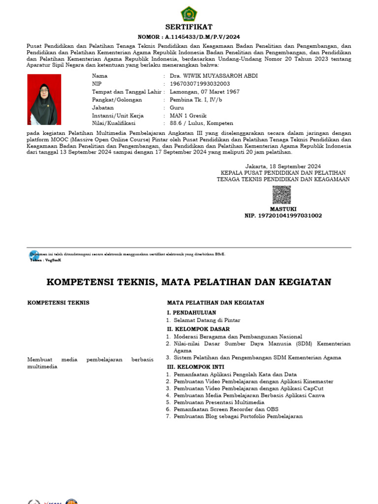 Sertif Multimedia | PDF