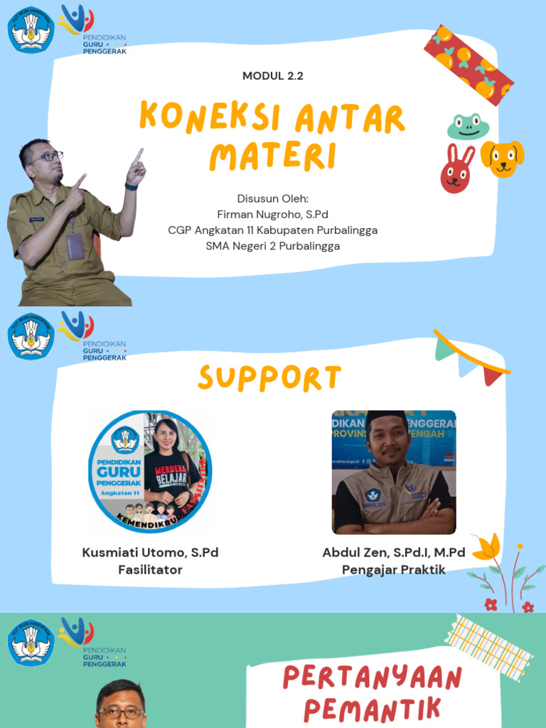 Koneksi Antar Materi Modul 2.2 | PDF