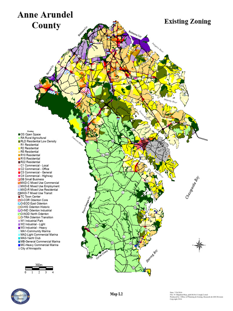 AACO Zoning Map | PDF