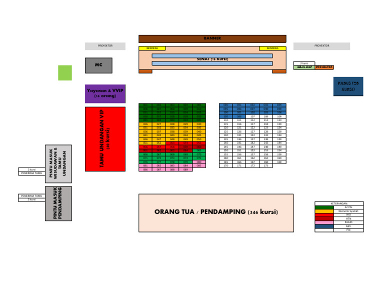 Denah Wisuda | PDF