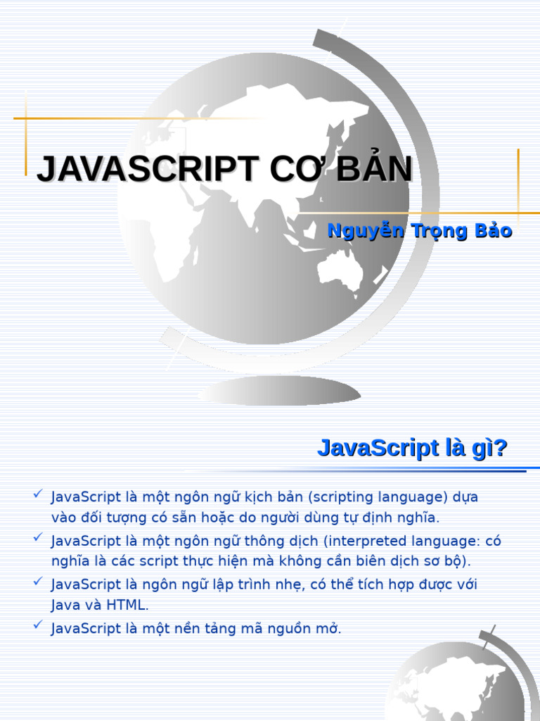 Bai Giang Javascript | PDF