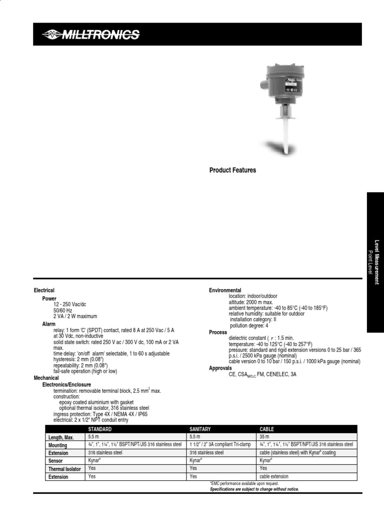 DASTEC Siemens Milltronics CSL 200 | PDF | Electrical Engineering | Technology & Engineering