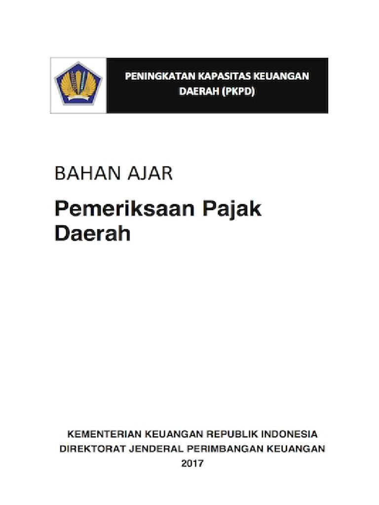 Pemeriksaan Pajak Daerah | PDF