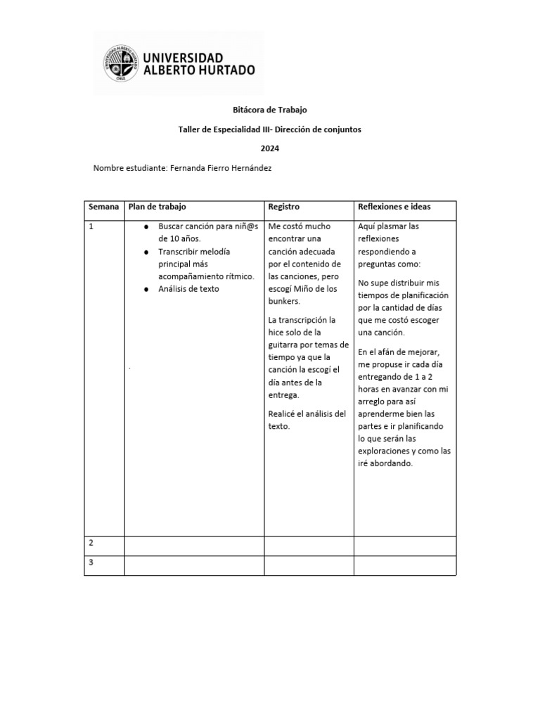 Bitácora | PDF