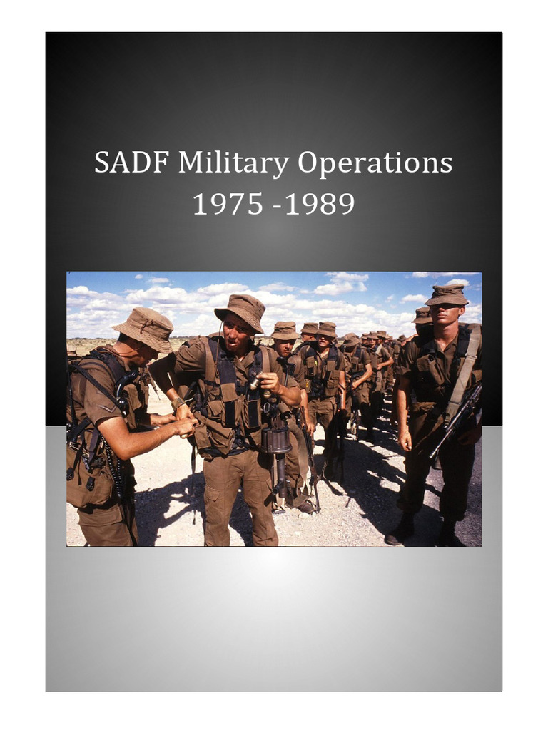 SADF Military Operations | PDF | Military | Guerrilla Warfare