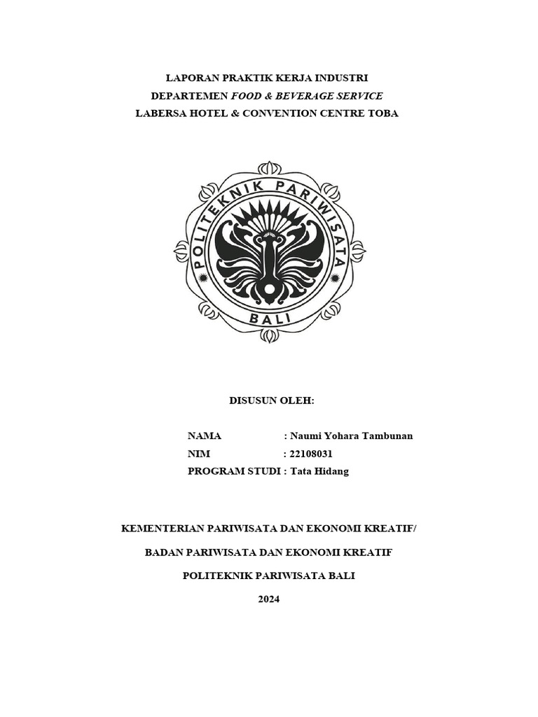 Laporan PKN Labersa Hotel | PDF