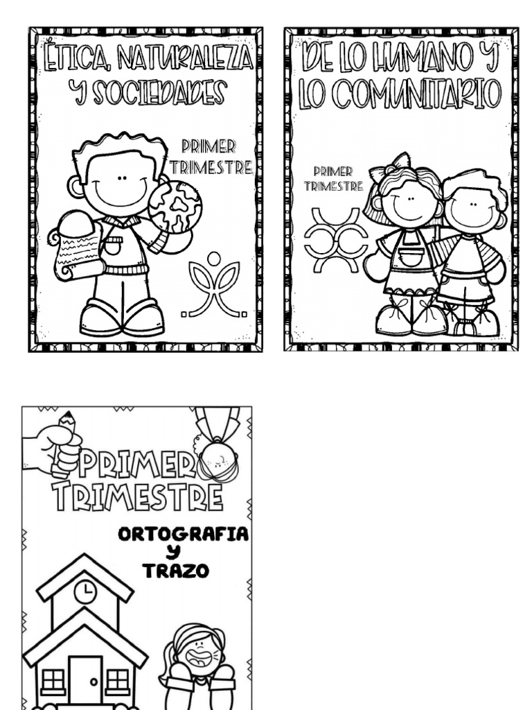 PORTADAS 1ER TRIMESTRE POR CAMPOS FORMATIVOS | PDF