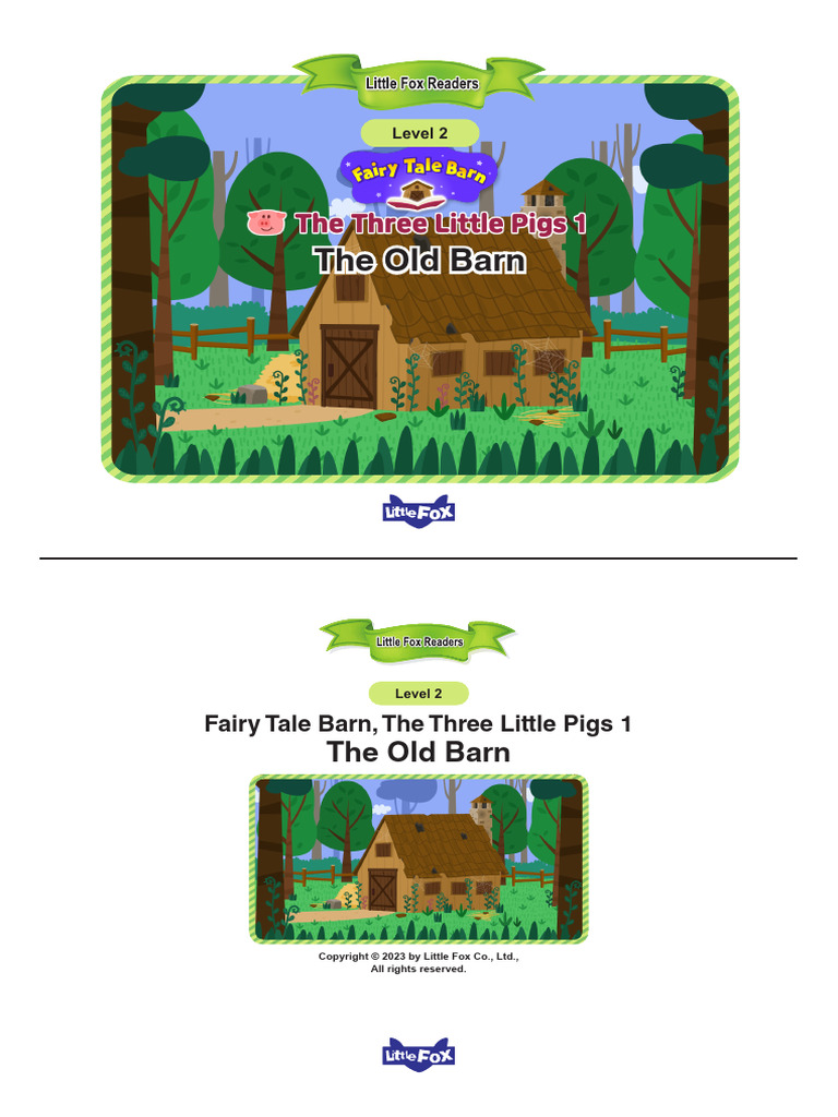 Fairy Tale Barn, The Three Little Pigs 1 - The Old Barn | PDF