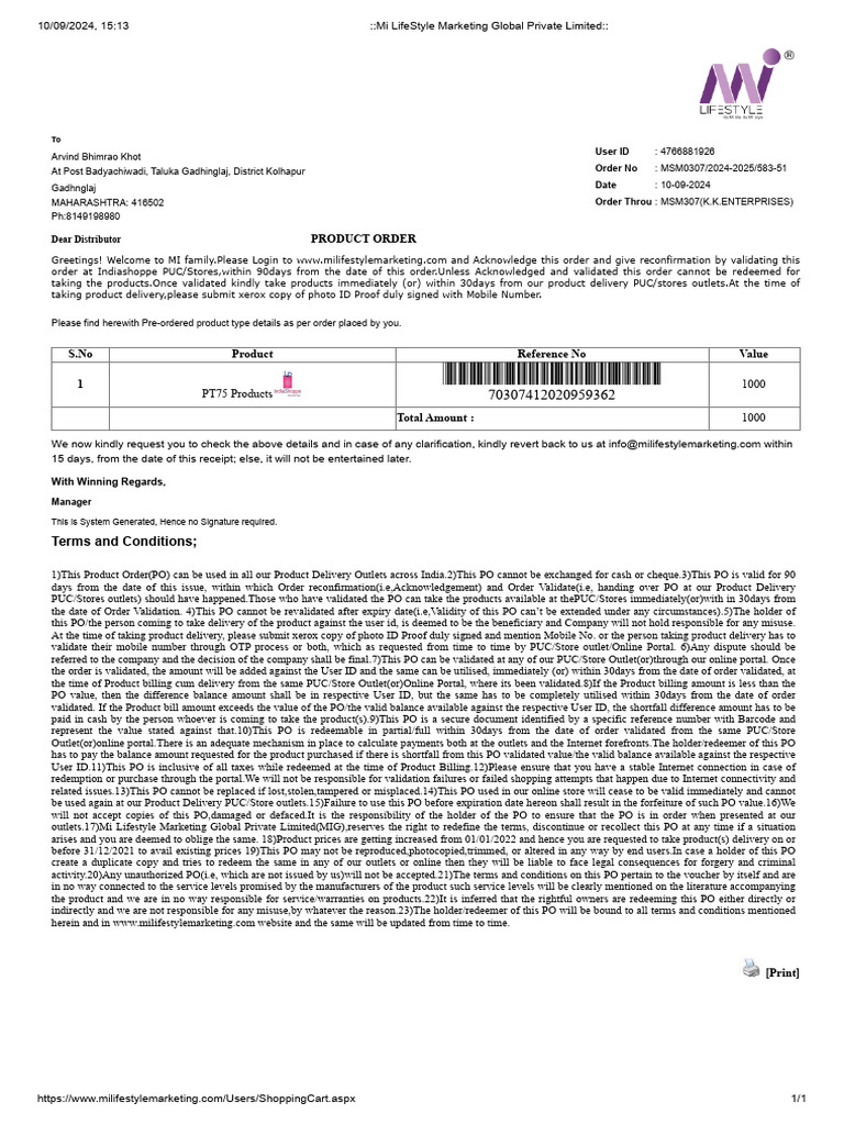 1000 (Arvind Khot) | PDF