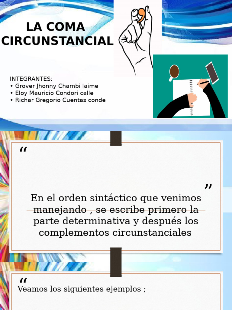 La Coma Circunstancial | PDF