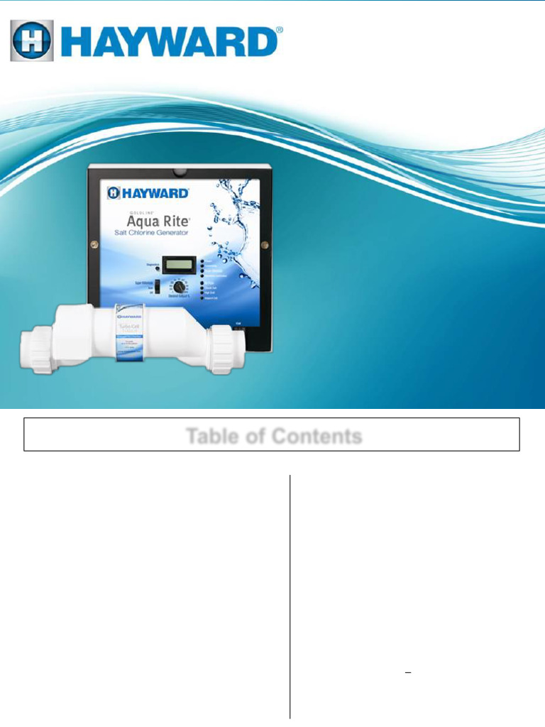 Hayward Salt Trouble Shoot | PDF | Electrical Connector | Alternating ...