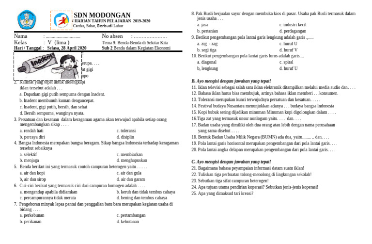 PH Tema 9-2 Yang K 2 Buat Pengayaan | PDF