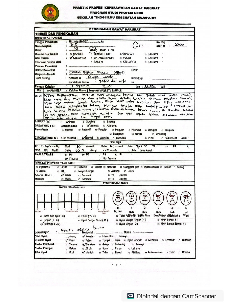 Resume MG 2 (2) Cidera Kepa | PDF