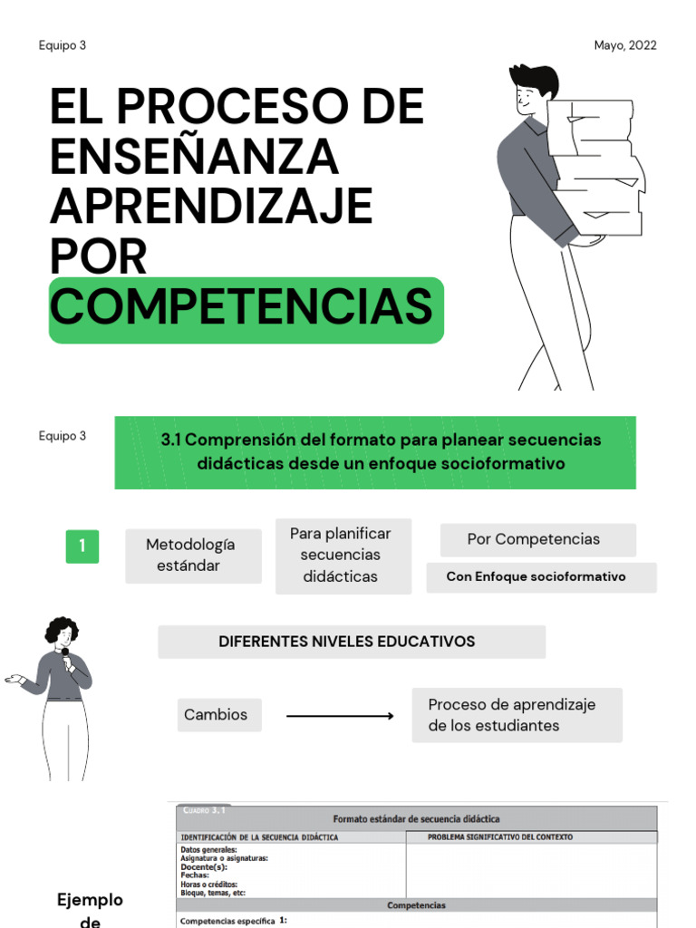 El Proceso de Enseñanza Aprendizaje Por Competencias | PDF