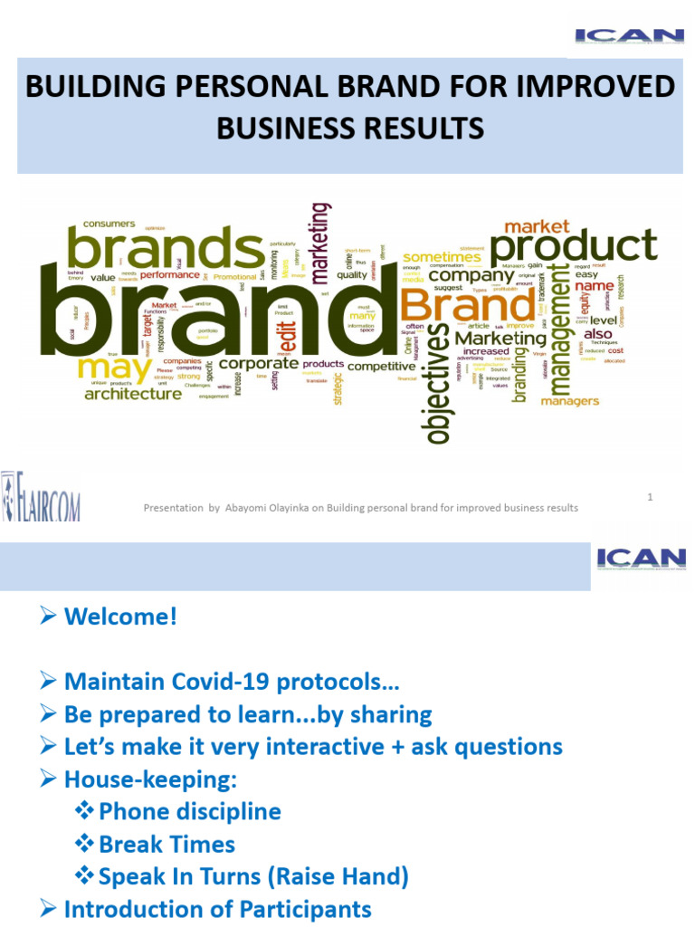Personal Branding for Business Success | PDF | Brand | Business