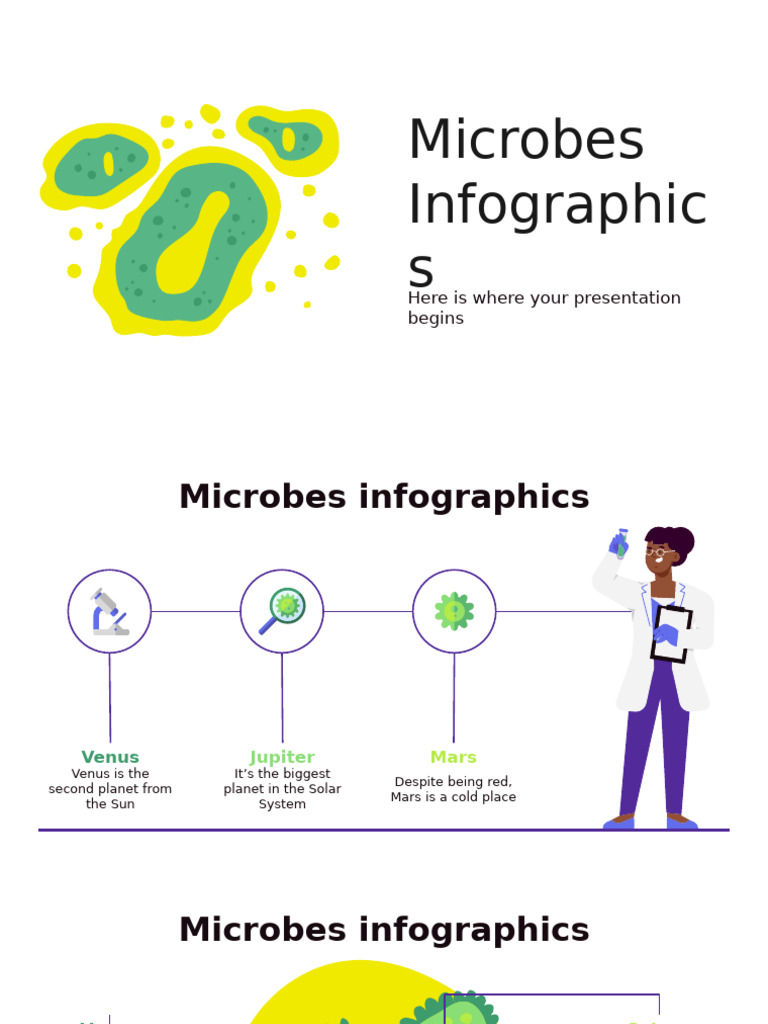 Microbes Infographics by Slidesgo | PDF