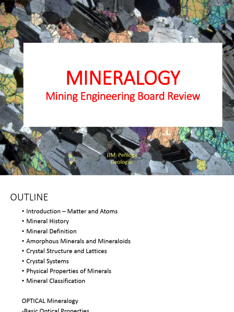Mineralogy | PDF