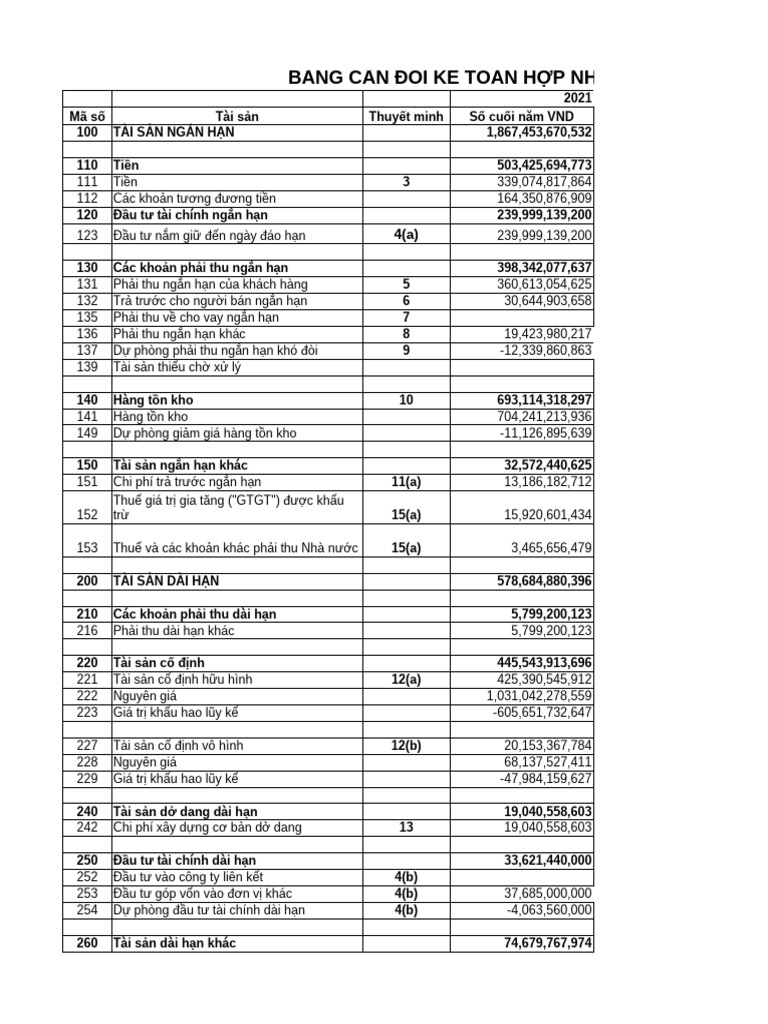 BCTC Thiên Long TLG | PDF