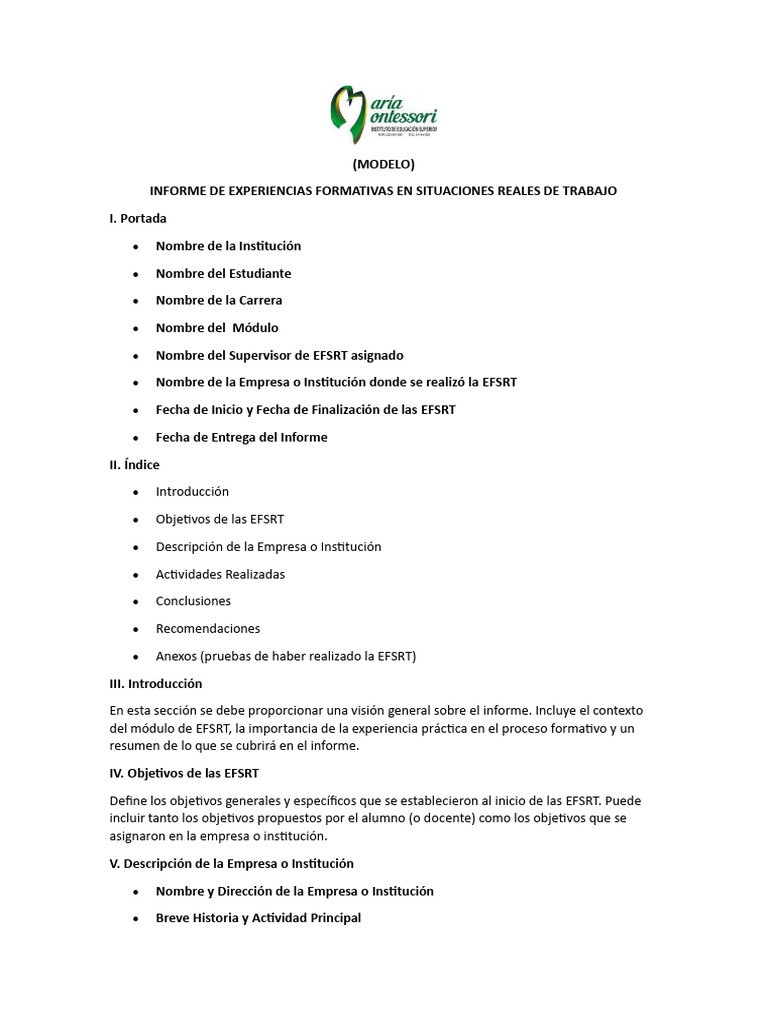 Modelo de Presentación de Informe | PDF | Business | Aprendizaje