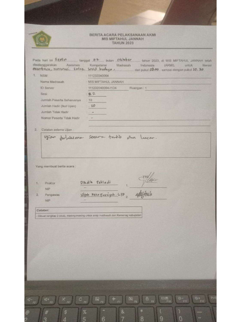 BA AKMI Senin, 02-10-23 Sesi 2 | PDF