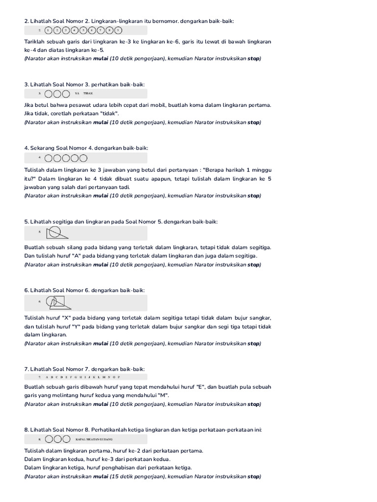 Soal dan Jawaban Tes Army Alpha | PDF