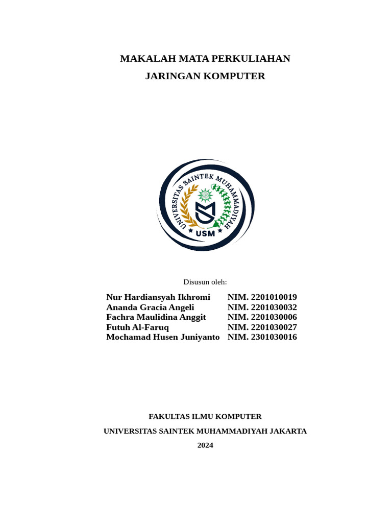 Makalah Jaringan Komputer | PDF