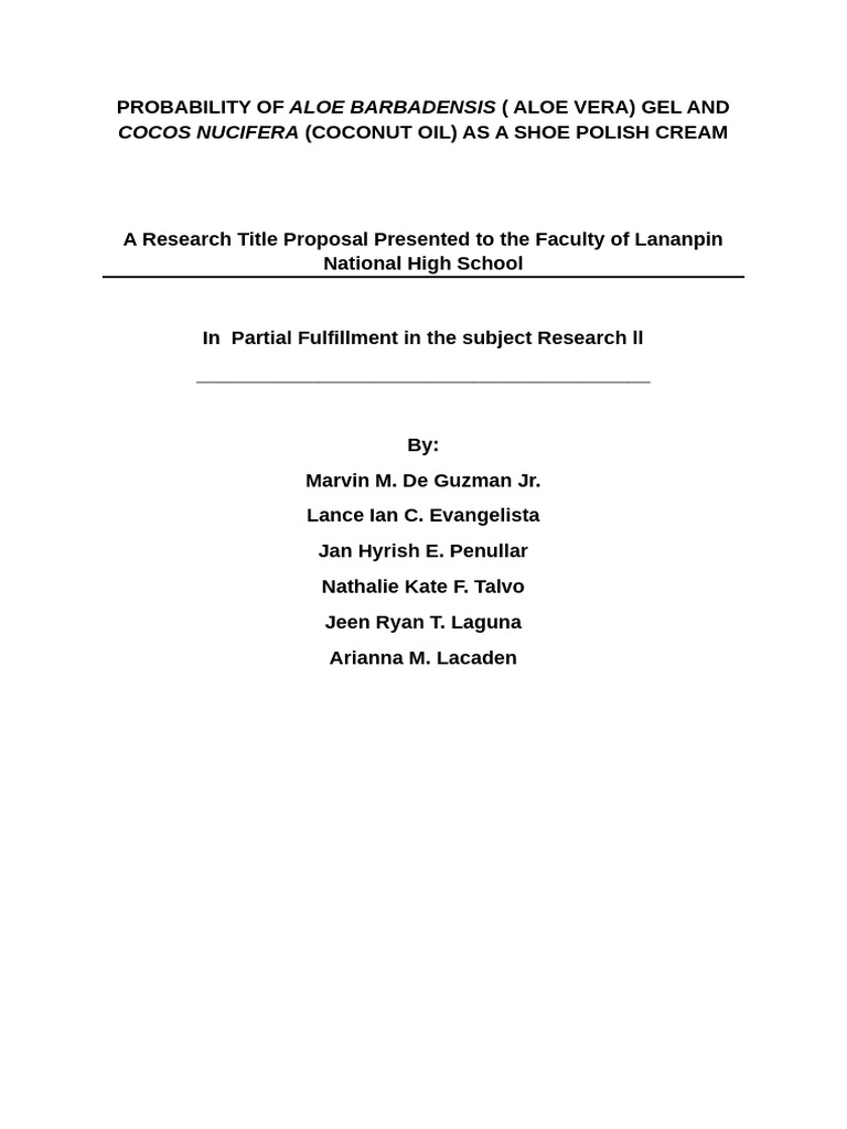 Research III. Group 2L 1 | PDF