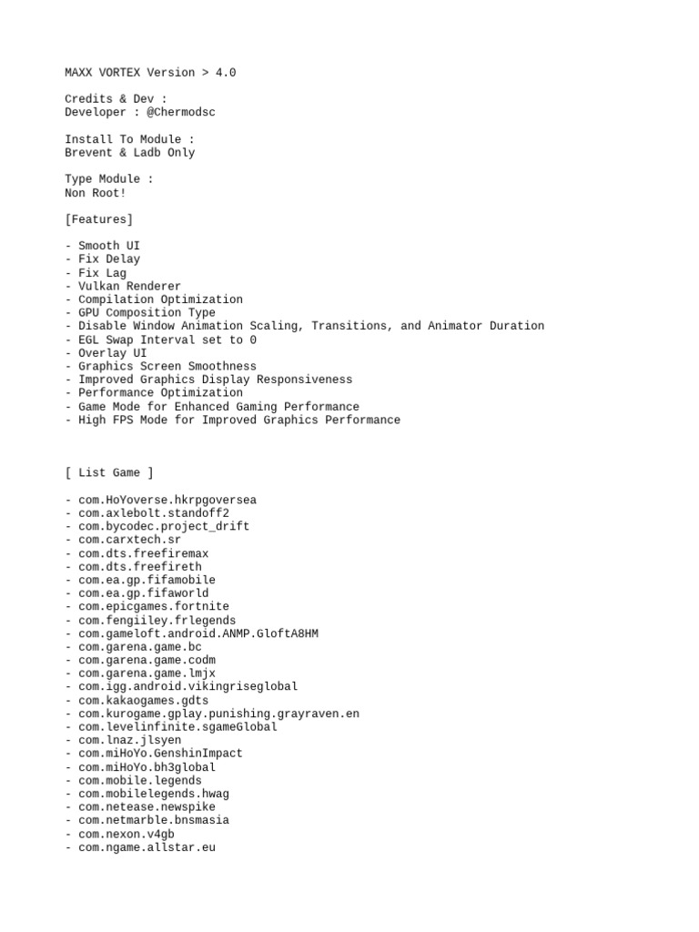 Comand & Fitur | PDF