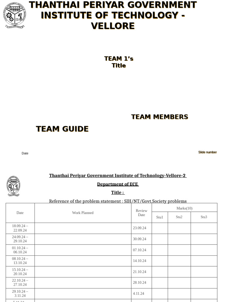 Model Ppt For Zeroth Review Pdf