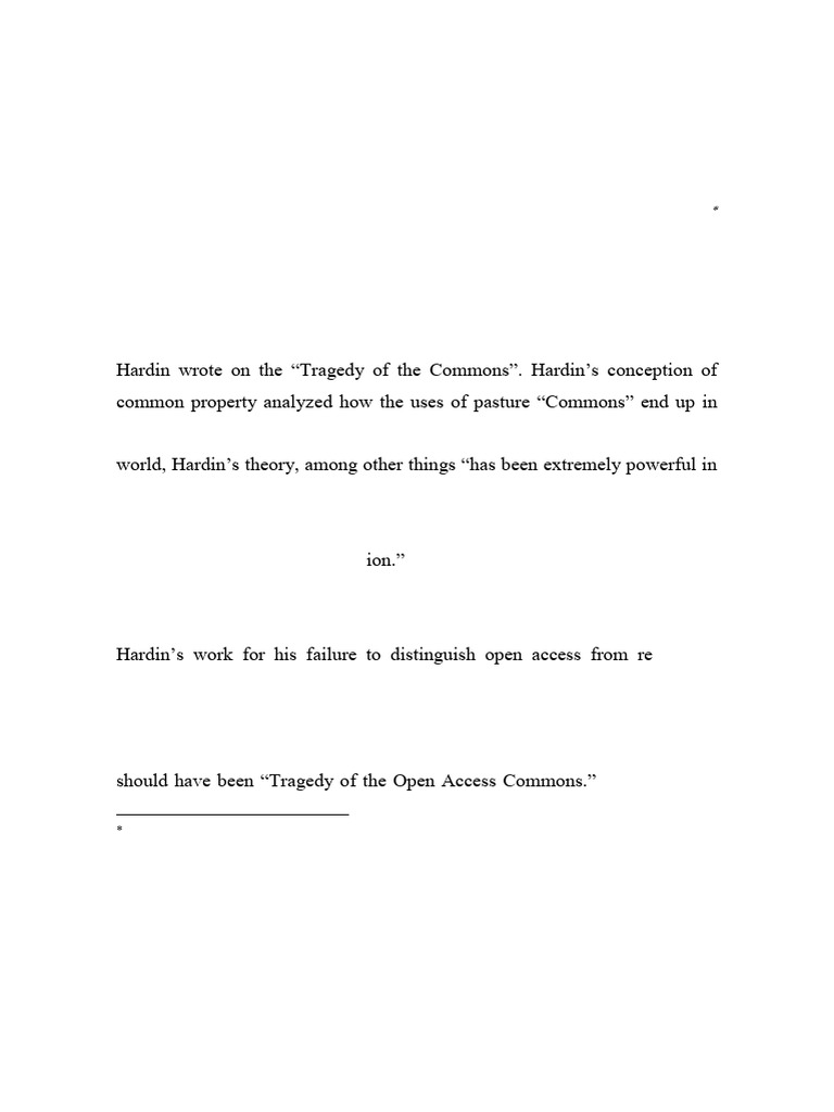 Perspectives On Common Property Regimes in Ethiopia A Critical ...