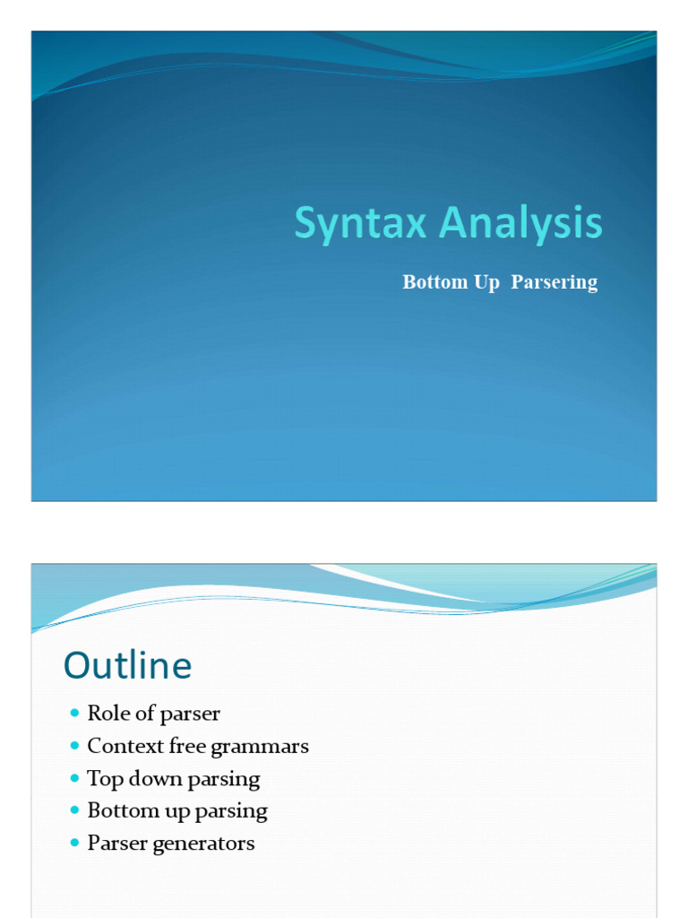 YACC Parser Generator | PDF