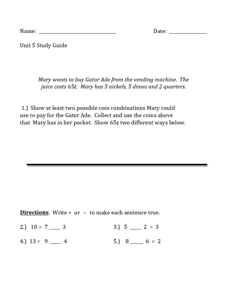 Unit 5 Study Guide | PDF