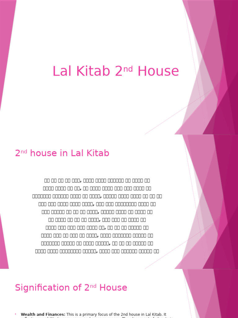 Understanding the 2nd House in Lal Kitab | PDF | Planets In Astrology ...