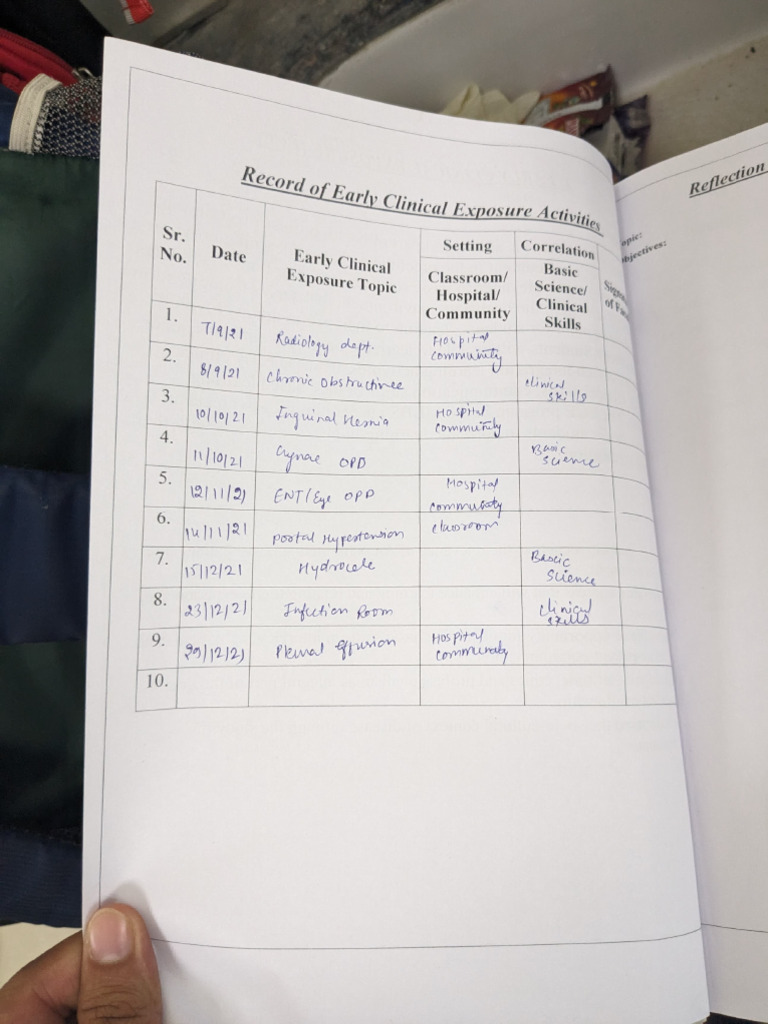 Anatomy Logbook | PDF