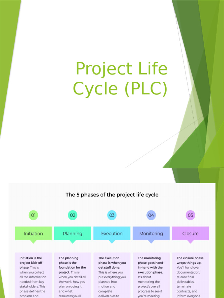 Project Life Cycle (PLC) | PDF
