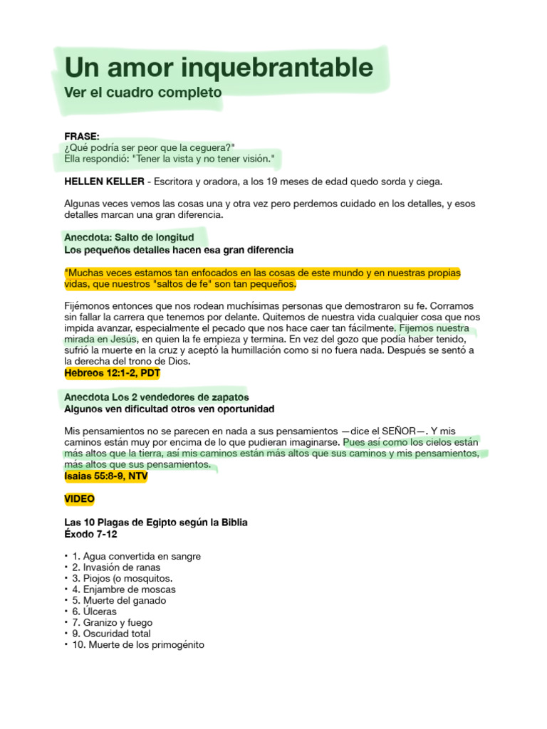 Un Amor Inquebrantable | PDF